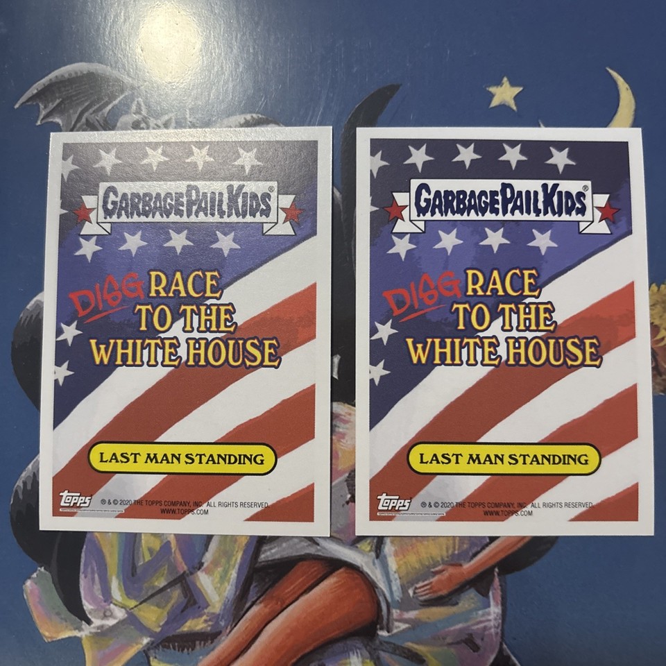 GPK Disgrace To The White House #36a Electric Joe + #36b All Aglow Joe ...