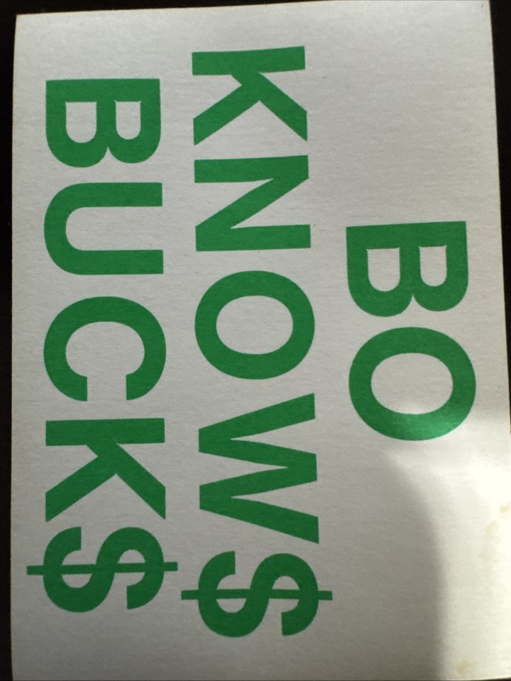 (5) Bo Jackson - Bo Knows Bucks - Bo Knows Deer Hunter - Bo Know$ Buck ...
