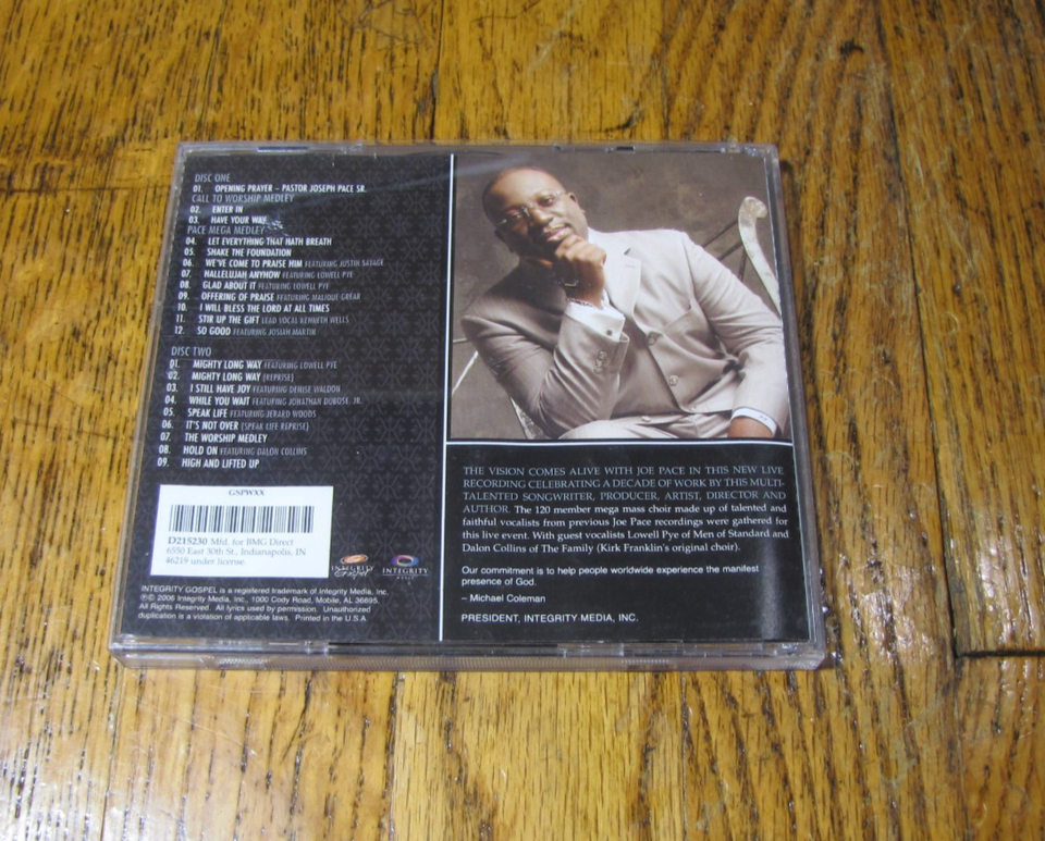 JOE PACE - MIGHTY LONG WAY - INTERGRITY GOSPEL CLUB EDITION 2X CD | eBay