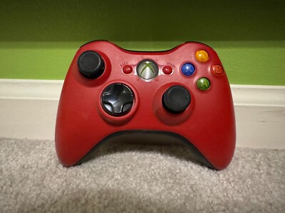 Microsoft Xbox 360 Controller - Red 882224743099 | eBay