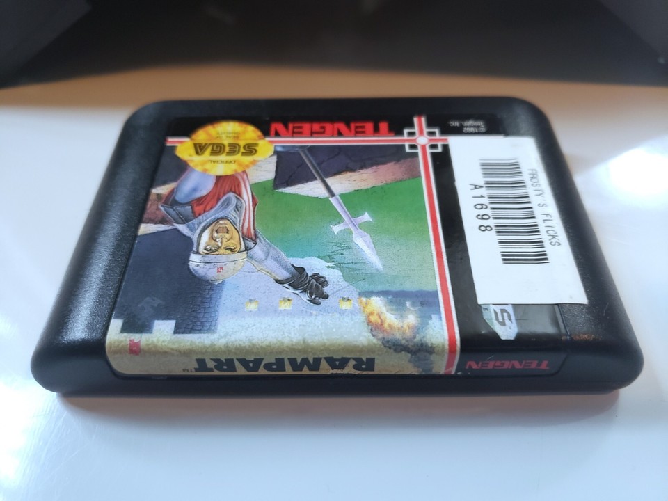 Rampart (Sega Genesis) Game Cart in Case w Cover Art Fast Shipping ...