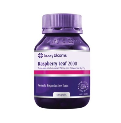 Henry Blooms Rasberry Leaf 2000 - 60 Capsules | eBay