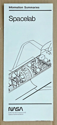 Vintage 1987 NASA Spacelab Information Summaries Brochure Science ...