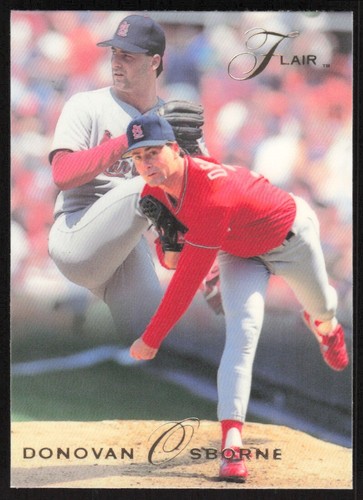 1993 Flair Baseball Card Donovan Osborne #123 St. Louis Cardinals | eBay