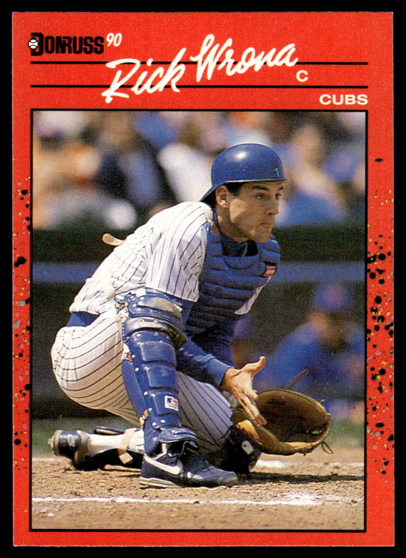1990 Donruss 512 Rick Wrona Chicago Cubs Rookie Baseball Card | eBay