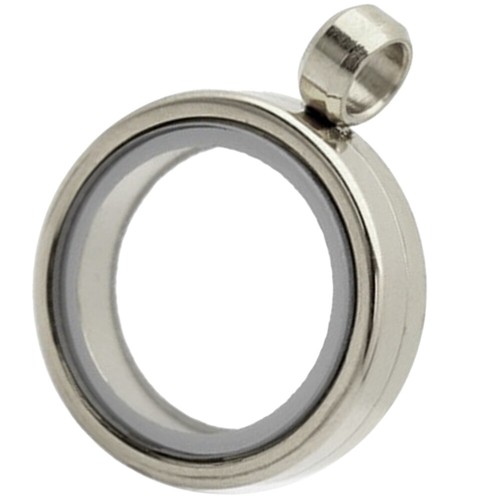 1PC Stainless Steel Miss Clear Photo Frame Living Memory Locket Pendant ...