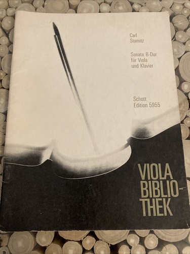 Carl Stamitz Sonata Viola In B Flat Major: Schott Edition 5955 | eBay