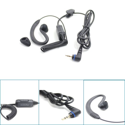 headset EHS16 G-shape ear hook earpiece for Hytera PD355/PD365 360 Two ...