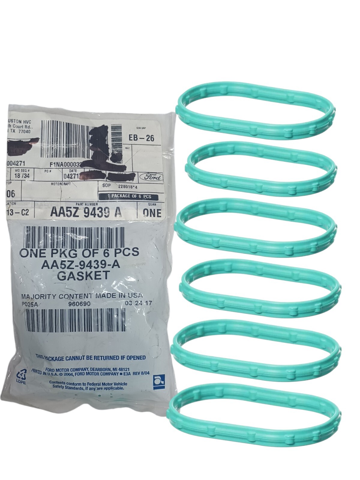 2010-18 Ford Taurus MKT FLEX 2020-24 TRANSIT INTAKE MANIFOLD GASKETS ...