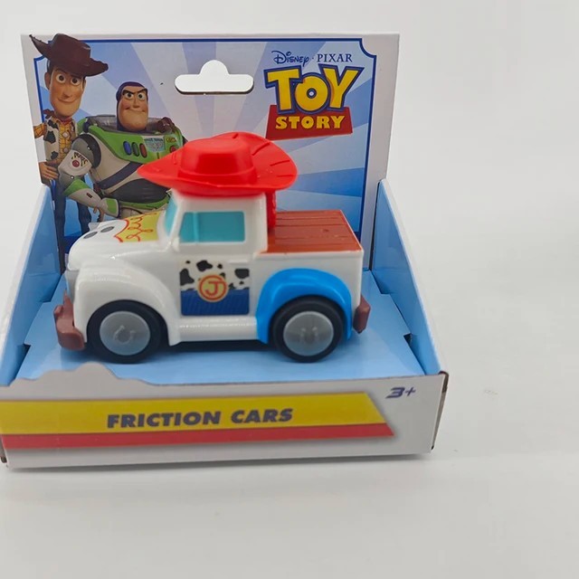 Toy Story Buzz Lightyear Woody Jessie Rex Alien Model Push-back Car ...
