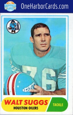 1968 Topps Houston Oilers #94 Walt Suggs | eBay