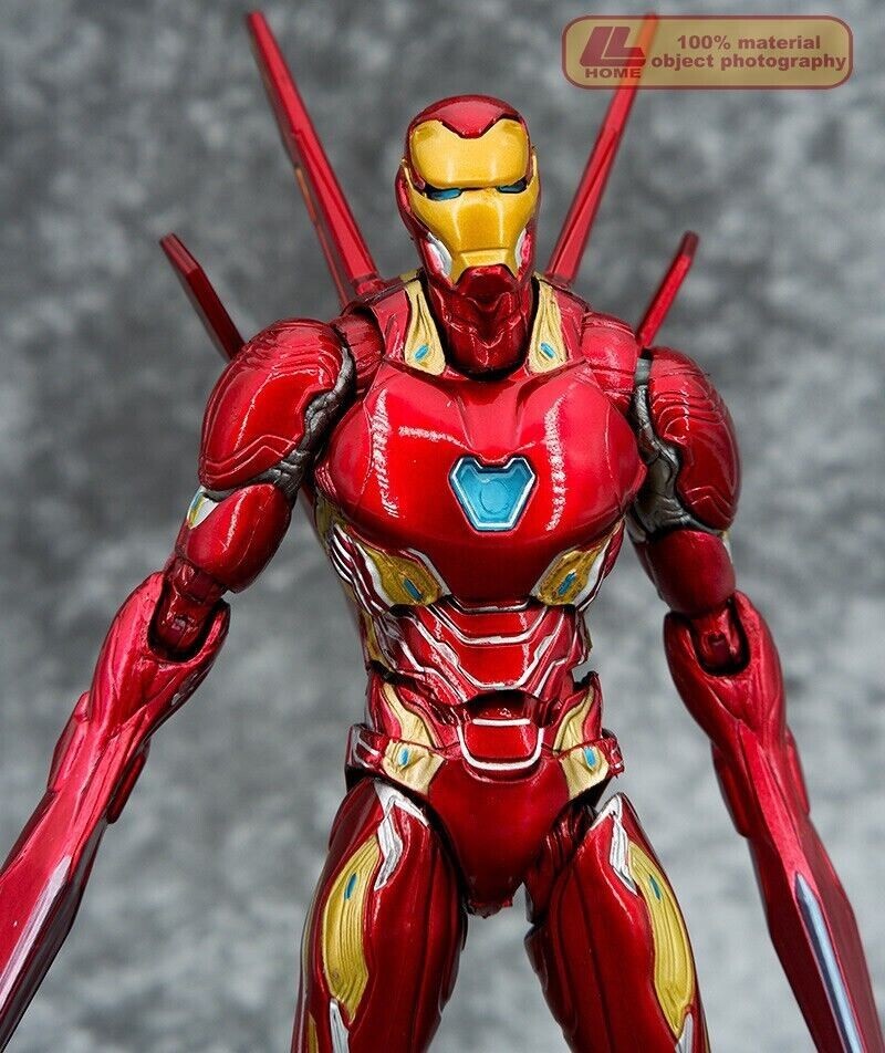Anime The Avengers Iron Man MK50 Moveable PVC Figure Statue Toy Gift ...
