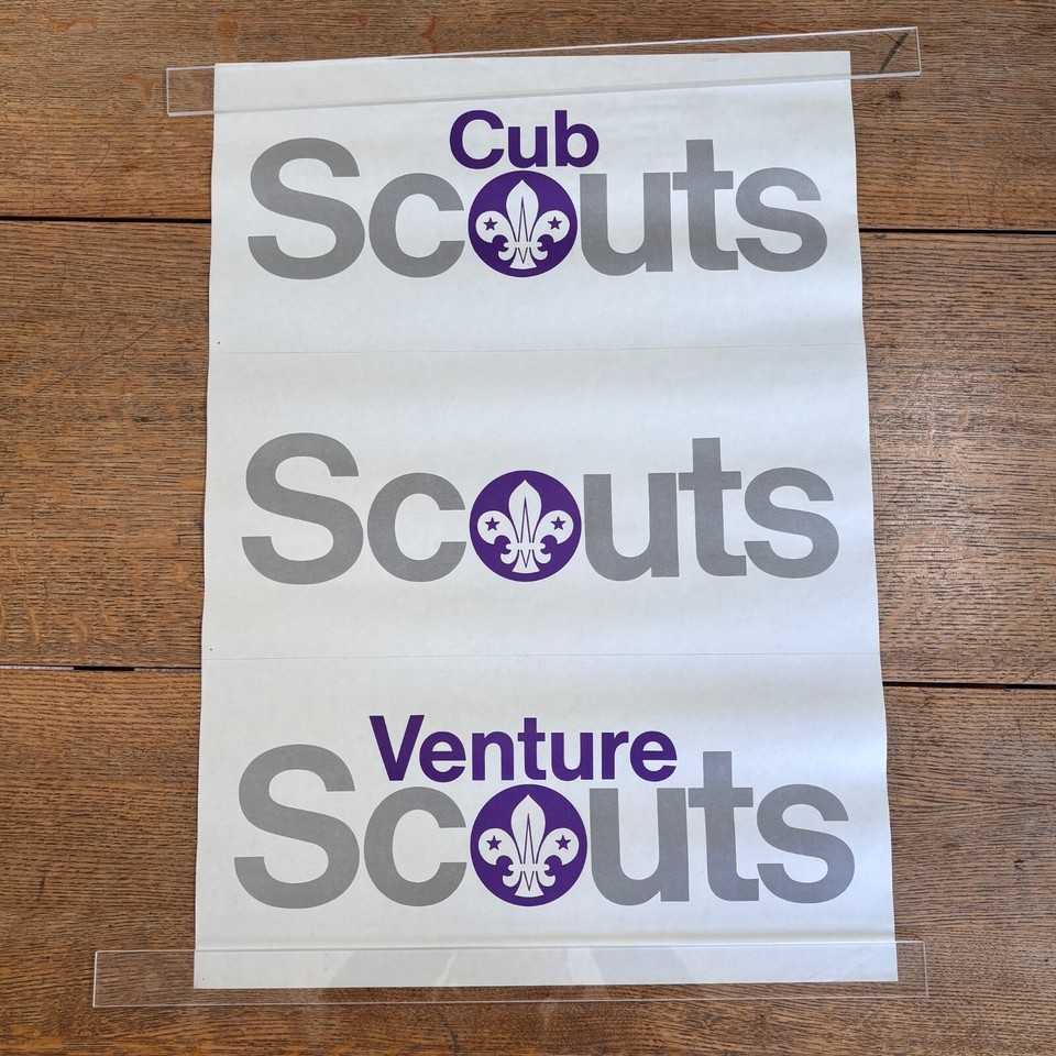 Posters Original Boy Cub Scouts Association Rare Recruitment Venture ...