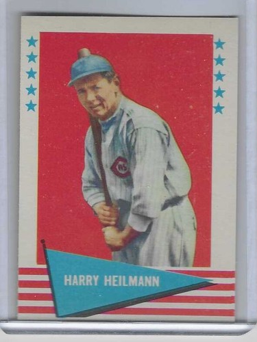 1961 Fleer Baseball Greats #42 HARRY HEILMANN Reds Nm | eBay