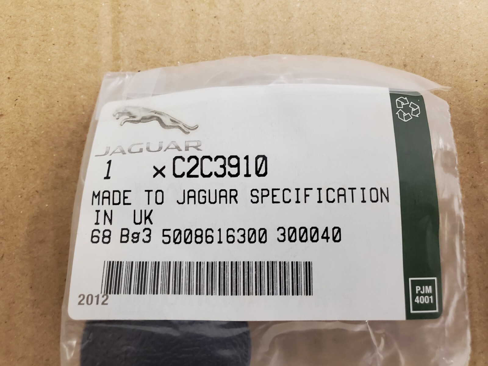 New Genuine Jaguar Clip-Fir Tree C2C3910 OEM | Lifetime Warranty ...