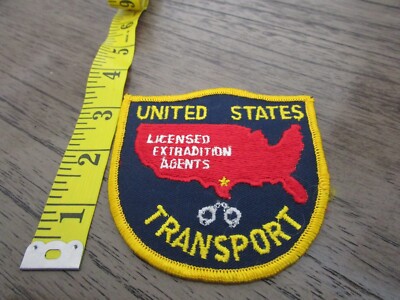 US Licensed Extradition Agents Transport Patch #21T | eBay