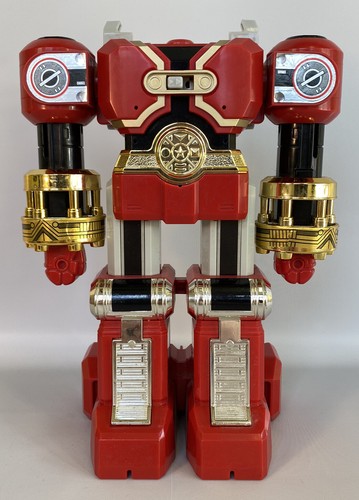 Power Rangers Zeo Red Battlezord Megazord Figure Deluxe DX Works ...