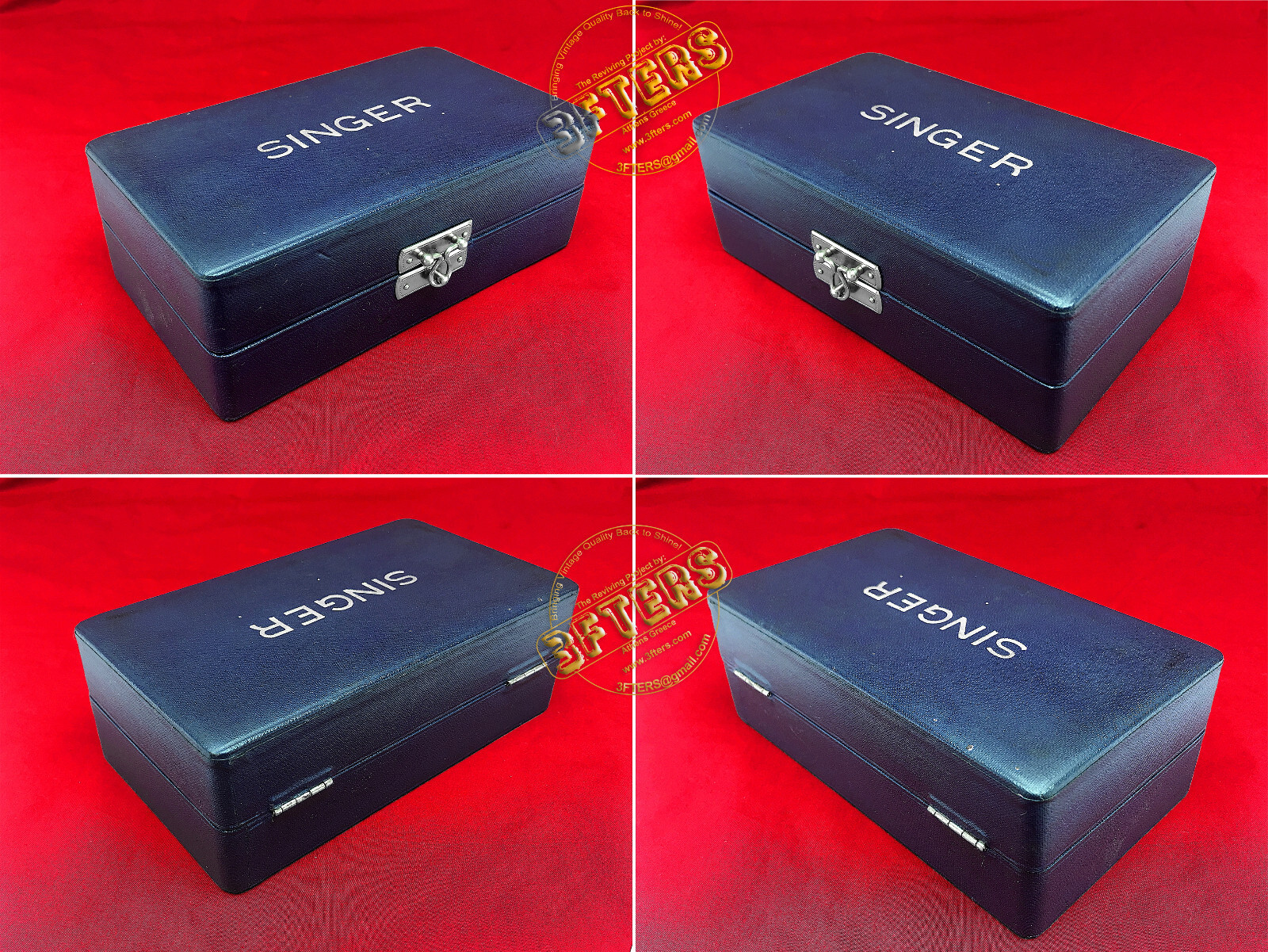 SINGER Featherweight 221 222 Attachments Luxury Set Box German ...