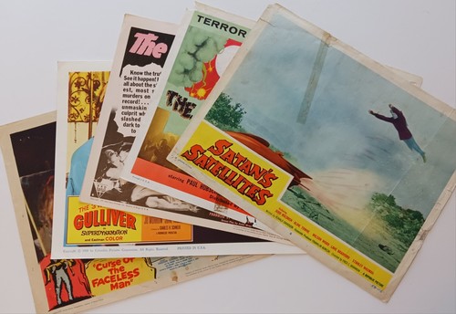 1950-60s SCI-FI HORROR Original Movie Lobby Card 5pc Lot | eBay
