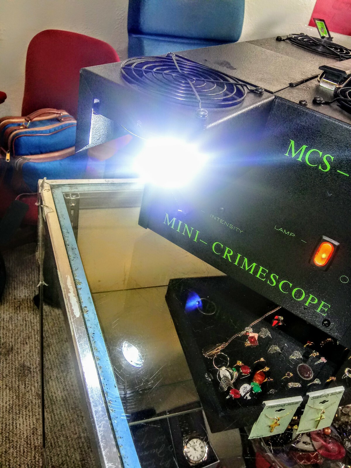 SPEX Mini--Crime Scope 400 Kit and Ultraviolet Light Source | eBay