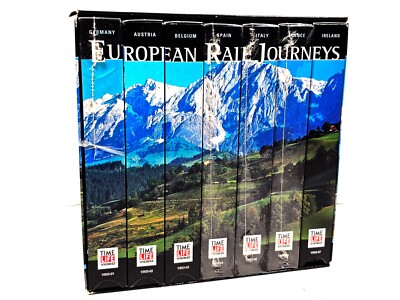 EUROPEAN RAIL JOURNEYS 7 Tape Box Set Time Life Videotape | eBay