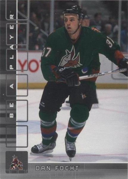 2001-02 In the Game Be A Player Memorabilia - #320 Dan Focht (RC) for ...