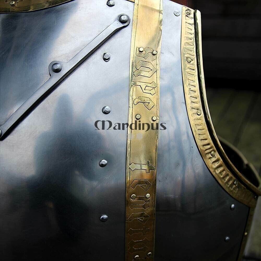 Medieval Knight Chest plate Warrior Churburg Cuirass Armor Halloween ...