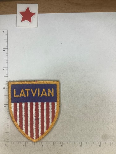 VINTAGE US ARMY LABOR SERVICE LATVIAN PATCH | eBay