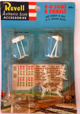 HO SCALE REVELL 2 YARD LIMIT, 2 STREET SIGNS & 4 SWITCH MARKERS | eBay