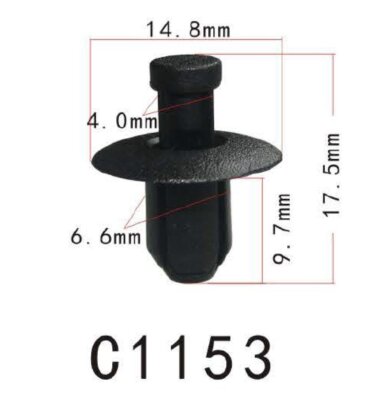 20pcs Nylon Fit Hyundai Kia Cowl Bumper Push-Type Retainer Clip ...