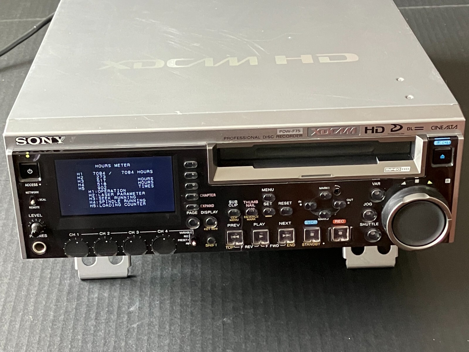 Sony PDW-F75 XDCAM HD Dual Layer Blue Ray disc recorder | eBay