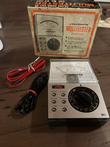 micronta multitester 25 Ranges Cat. No. 22-202 | eBay