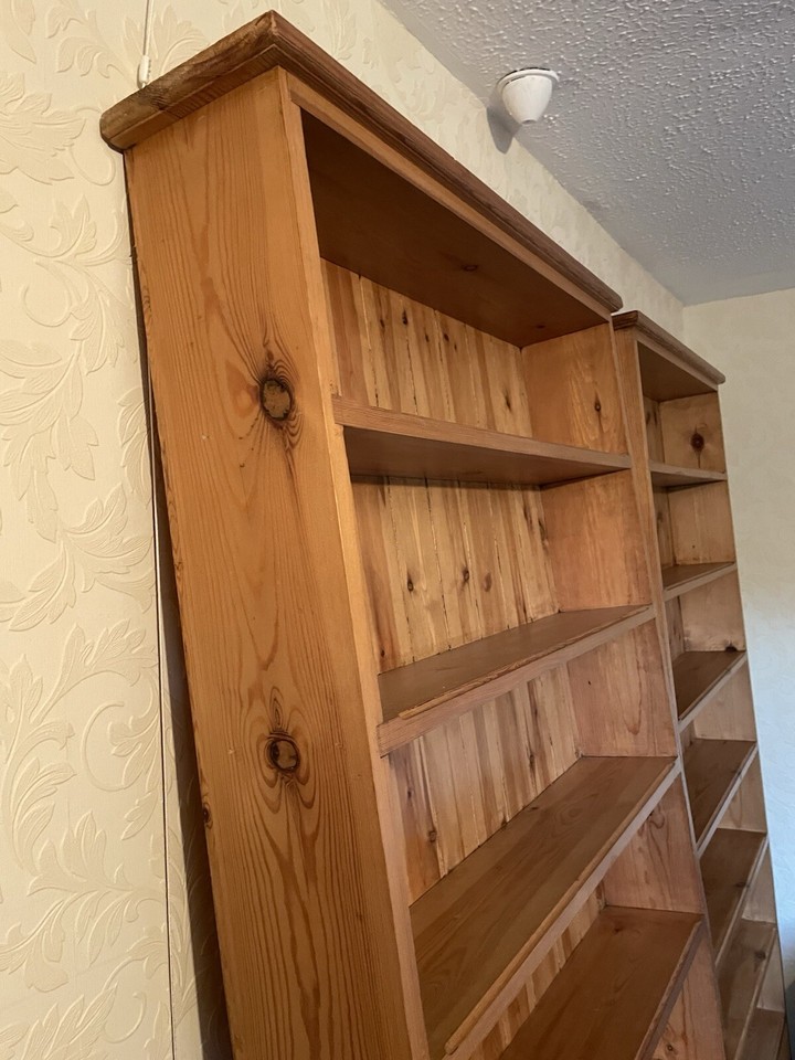 Solid pine shelf unit | eBay