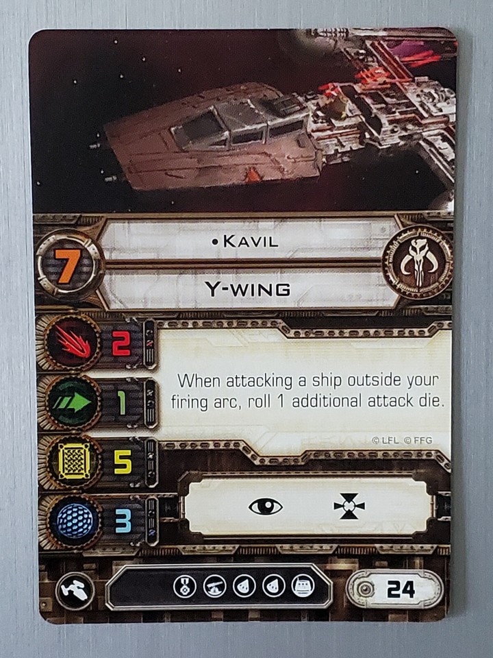 Star Wars X-Wing Miniatures 1st Edition Scum & Villainy Cards (Pick ...