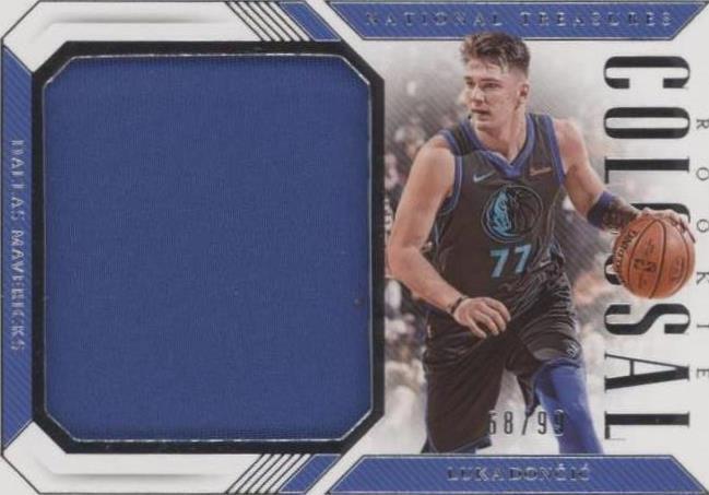 2018-19 Panini National Treasures - Colossal Rookie Materials Luka ...