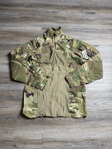 NEW ARMY OCP MULTICAM COMBAT SHIRT size L FLAME RESISTANT HOT WEATHER ...