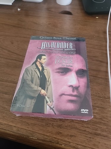 Highlander: The Series- Season Four (DVD, 9-Disc) NEW, SEALED, Adrian ...