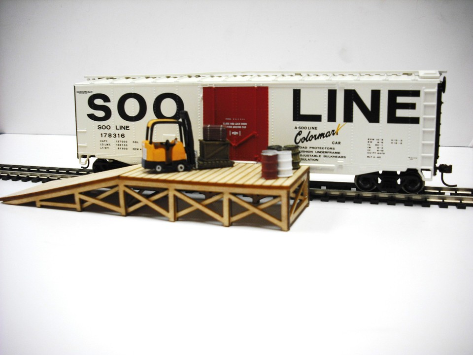 HO Scale ** Laser Cut ** Custom Loading Ramp Kit | eBay