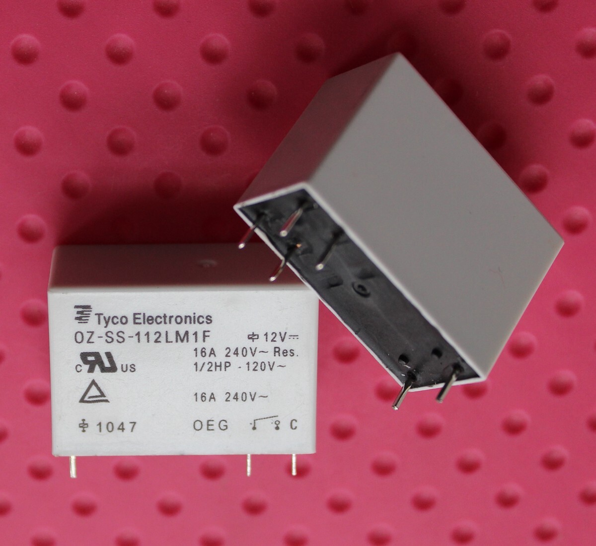 4pcs Miniature Power Relay Replacement For TE OZ-SS-112LM1F 16A 12VDC 6 ...