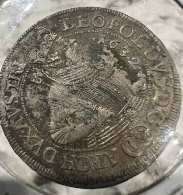 1632 Austria Tyrol Leopold Silesia 10 Kreuzer Silver Coin | eBay