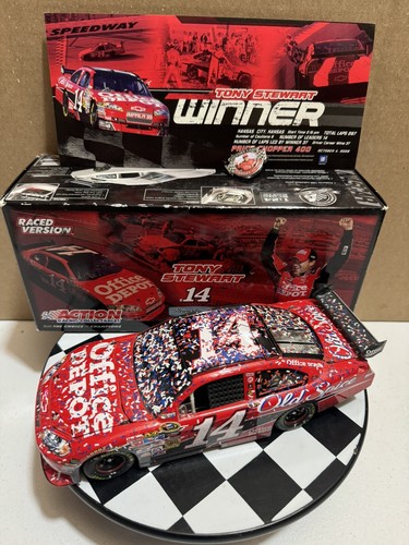 Tony Stewart #14 Office Depot Kansas Win 2009 1/24 Nascar Diecast | eBay