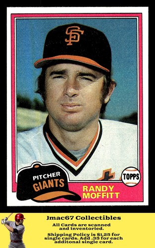 1981 Topps #622 Randy Moffitt | eBay