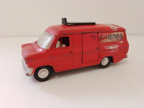 Vintage Dinky Toys Ford Transit Van - Fire Service Patent No.920534 ...