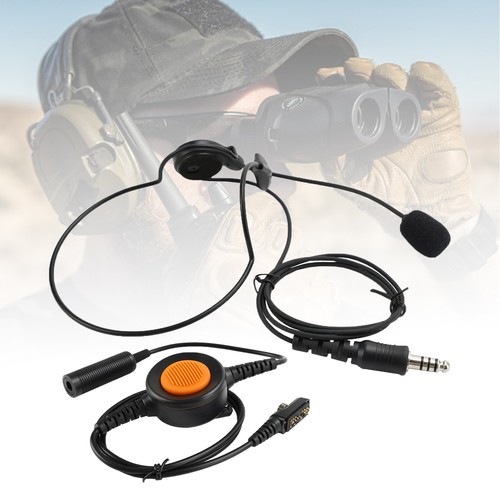 7.1-C7 Rear Mount Big Plug Tactical Headset For Hytera PD780/700/580 ...