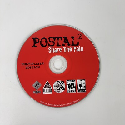 Postal 2 Share The Pain (PC, 2003) Multiplayer Edition Disc Only | eBay