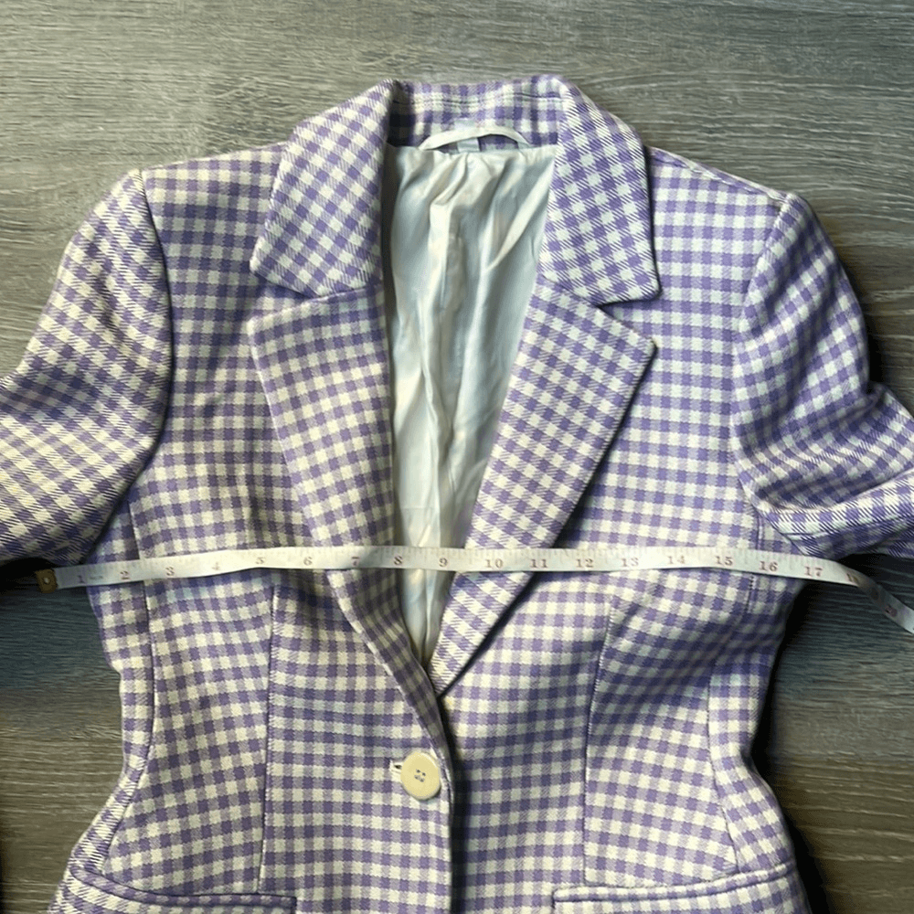 NEW & Other Stories Tailored Gingham Blazer | eBay