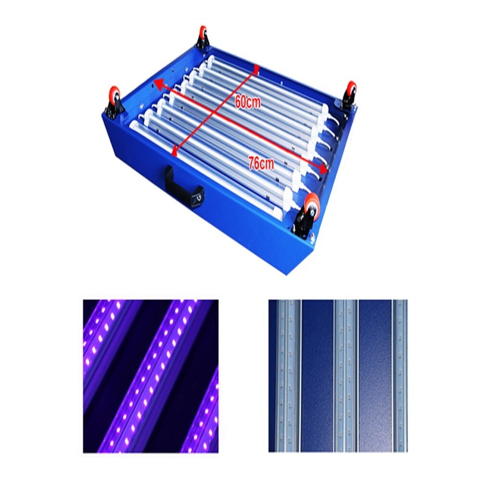 TECHTONGDA Movable Screen Printing Exposure Unit Timer LED Light UV ...
