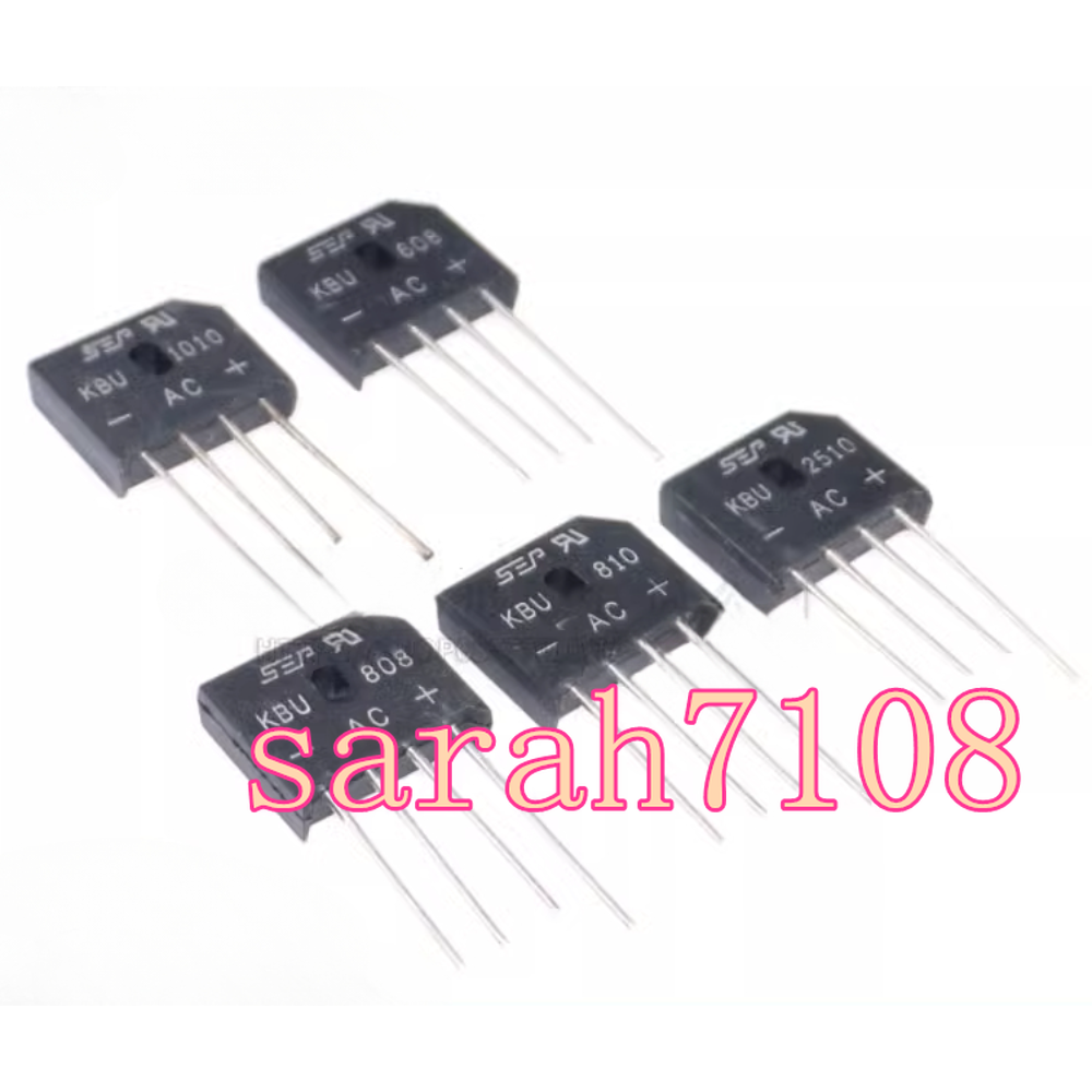 10PCS NEW KBU608 Flat Bridge Rectifier Bridge Pile #CZ | eBay