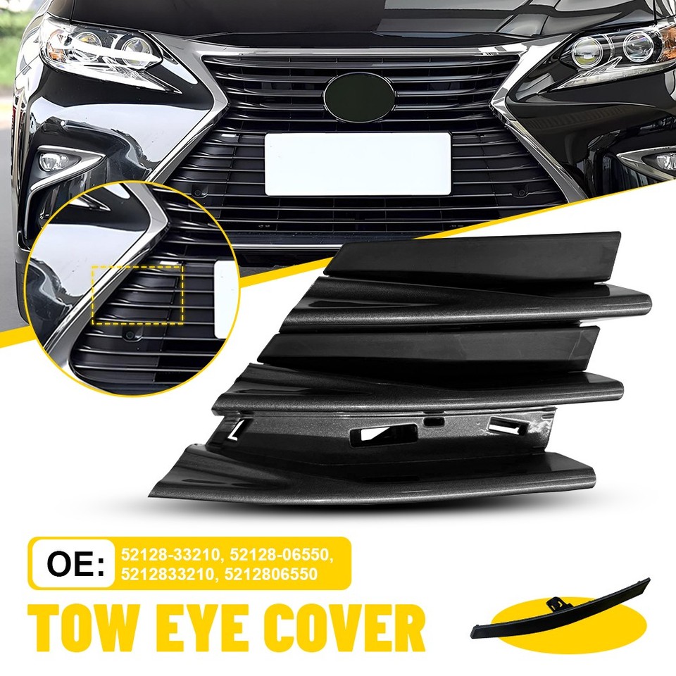 Front Bumper Tow Hook Hole Eye Cover Cap Fit Lexus ES300h 2016-2018 ...