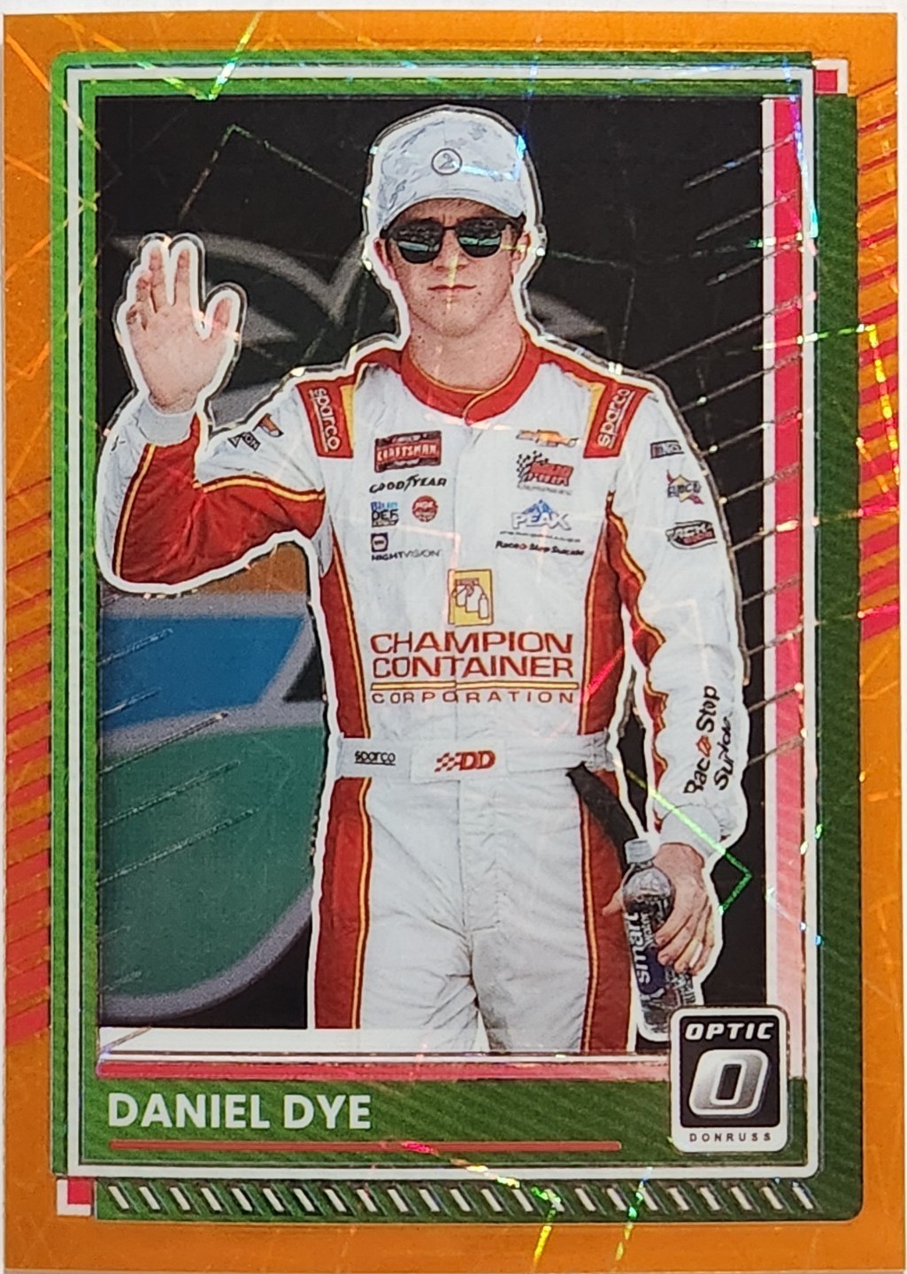 2025 Panini Donruss Nascar - Daniel Dye #83 Optic Orange Velocity Prizm ...